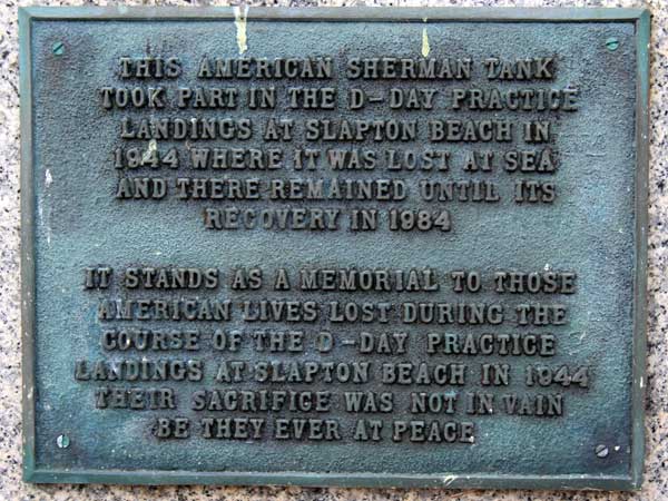 Slapton Sands Sherman Tank